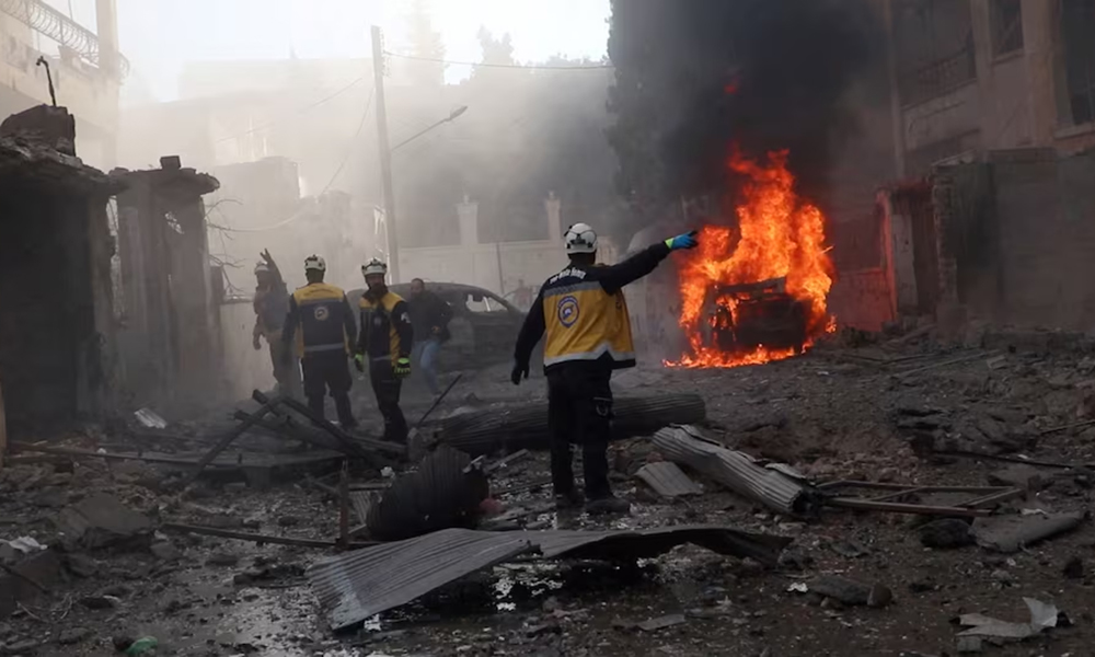 Russian, Syrian jets intensify bombing of Syria’s rebel-held northwest ...